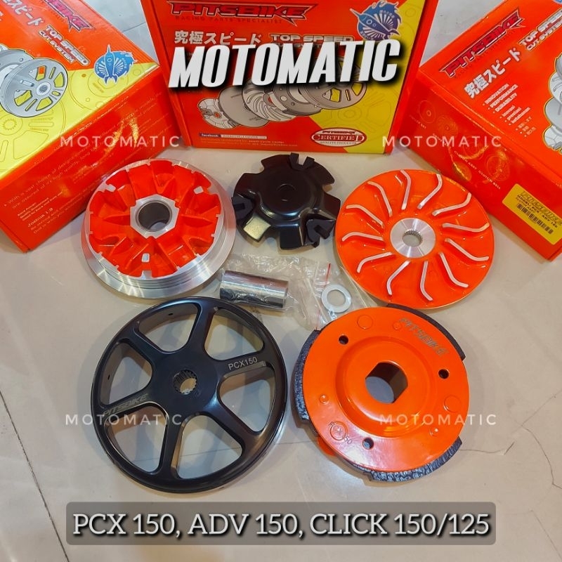CLICK 125/150, PCX150, ADV150 | Pitsbike Pang gilid Set ( PULLEY, BELL ...