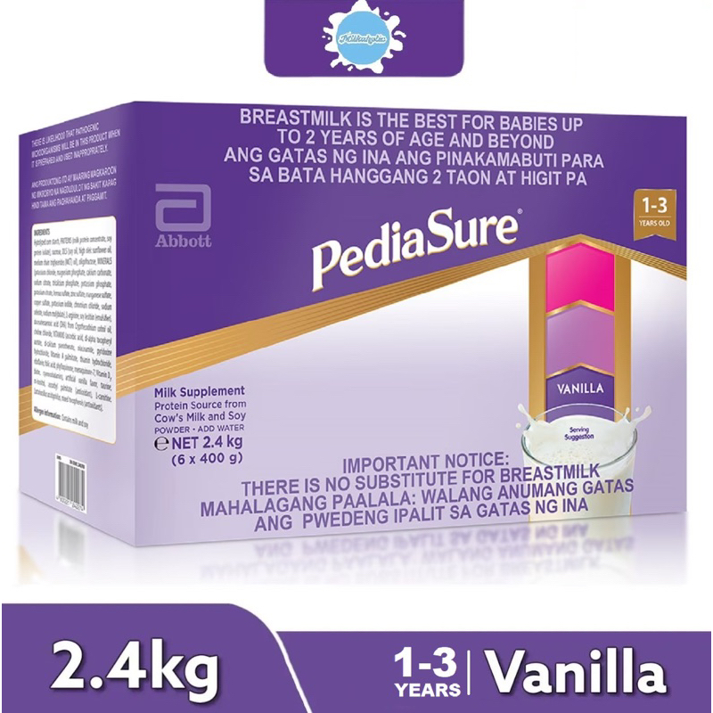PediaSure Vanilla for Kids 1-3 Years Old 2.4kg - Supplement Powder ...