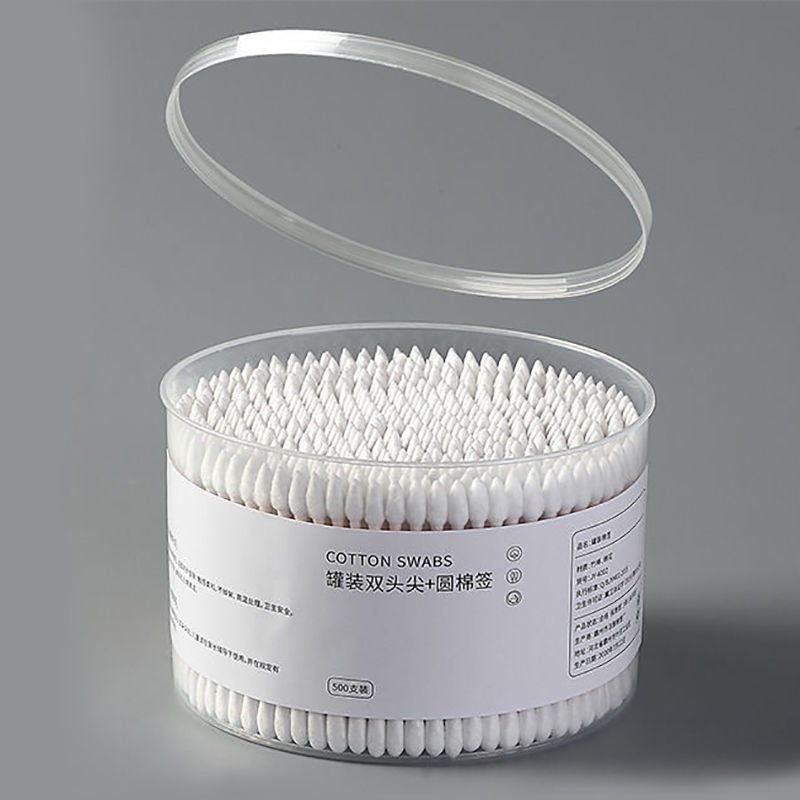 Cotton Swabs 500pcs Disposable Double Head Cotton Ear Swabs Bamboo ...