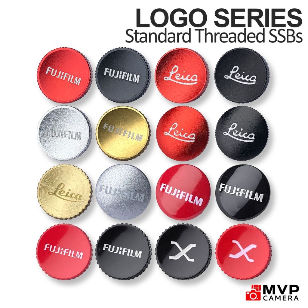 SSB LOGO SERIES Standard Threaded Shutter Button Fuji Fujifilm Various ...