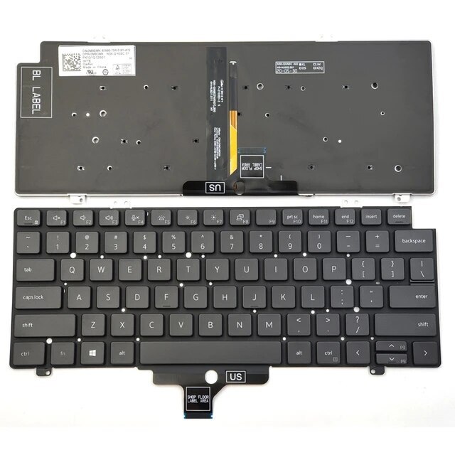 New For Dell Latitude 5420 7420 7520 Series Laptop Keyboard US Black ...