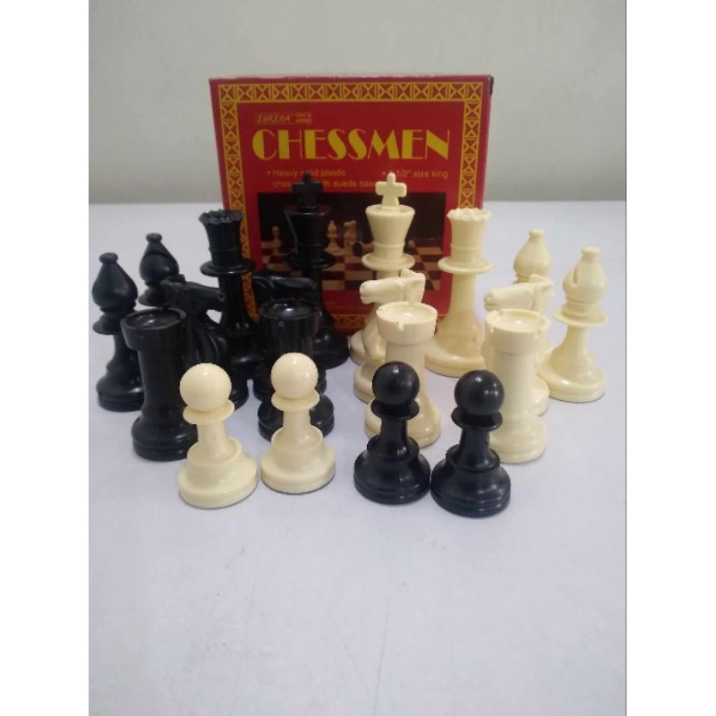 EUREKA CHESSMEN (Chess Pieces set ONLY) | Shopee Philippines