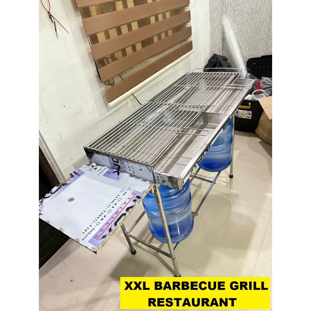 XXL BBQ GRILL STAINLESS BARBEQUE IHAWAN BARBECUE HEAVY DUTY DE ULING ...