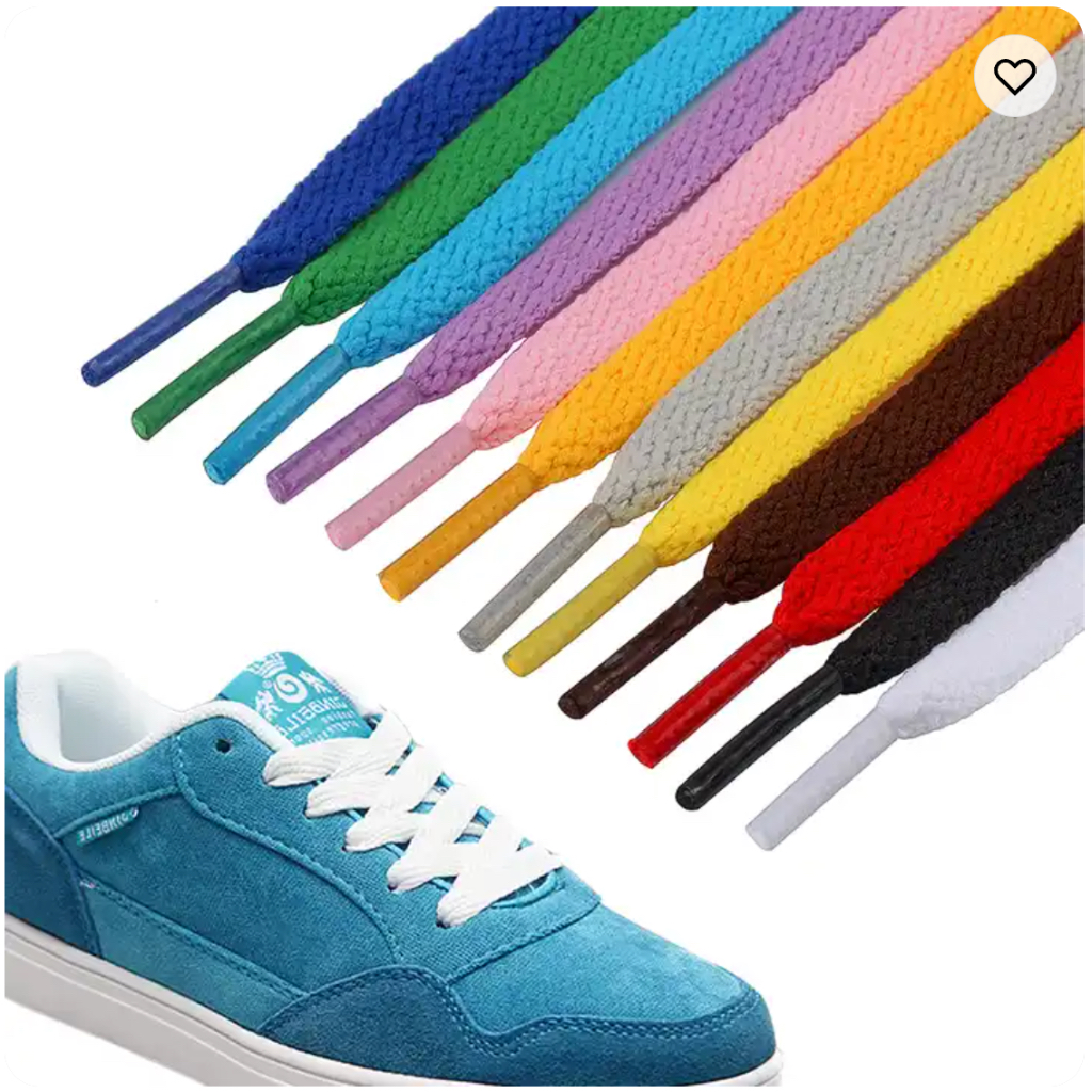 SB Colorful PairFlat Shoe Laces 130cm long plastic tips for sneakers 50 ...