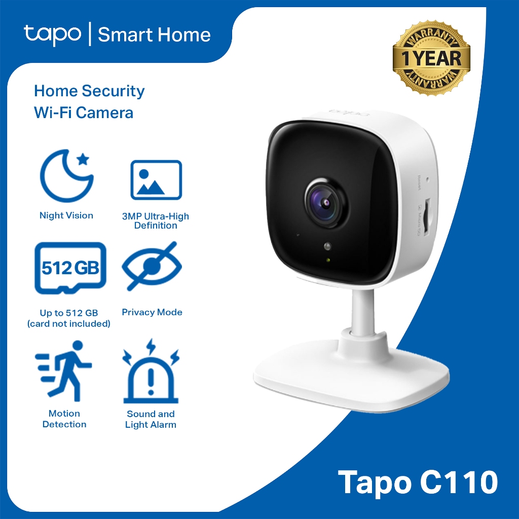 Tapo Official Store | TP-Link | C110 | Home Security | Wi-Fi | CCTV ...