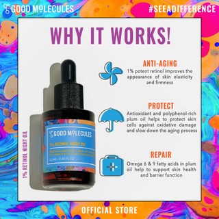 Good Molecules 1% Retinol Night Oil | Shopee Philippines