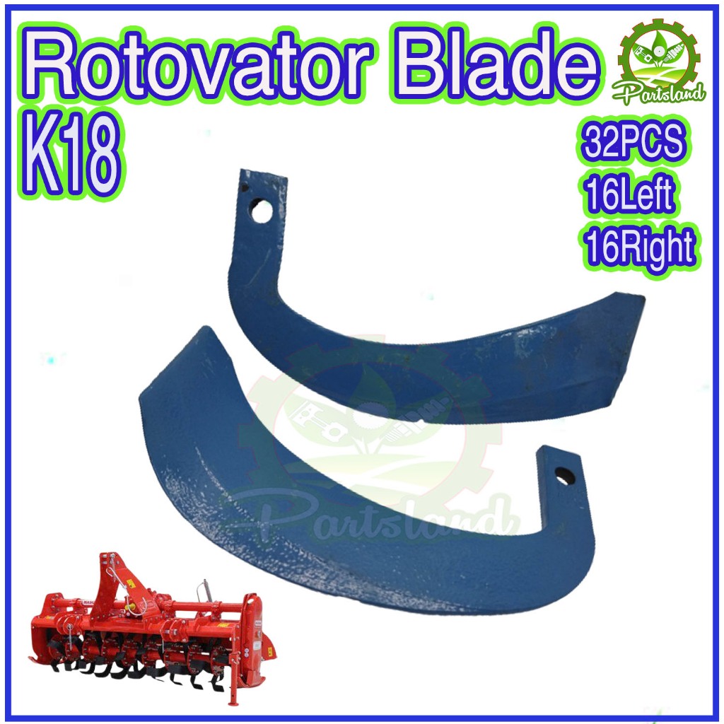 Tiller / Rotovator Blade Iseki Yanmar Kubota Mitsubishi Tractor & Hand ...