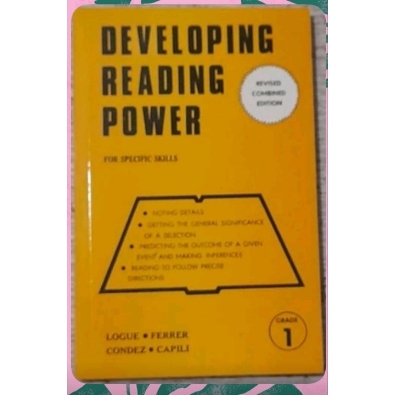 DEVELOPING READING POWER GRADE 1 by Ferrer & capili | Shopee Philippines