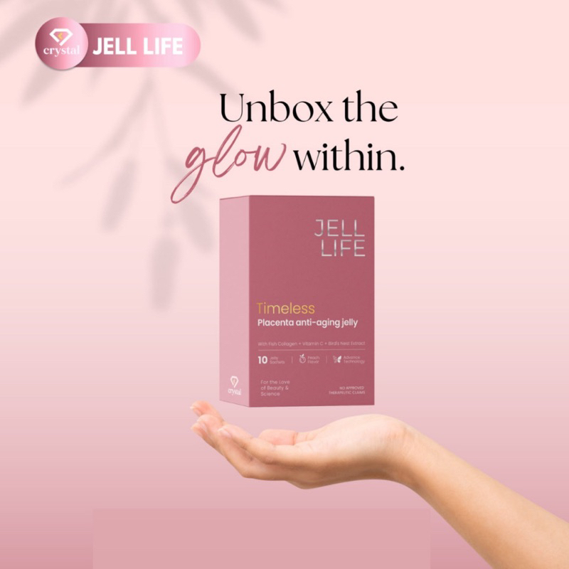 Jell Life Crystal Placenta Anti Aging Boosting Antioxidants Moisturizes ...