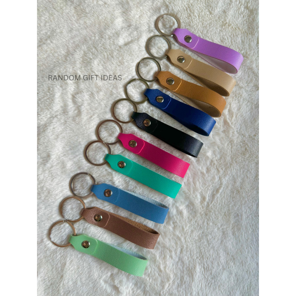 Leather Keychain | Keyring 2 | Keyholder | High quality (makapal ...