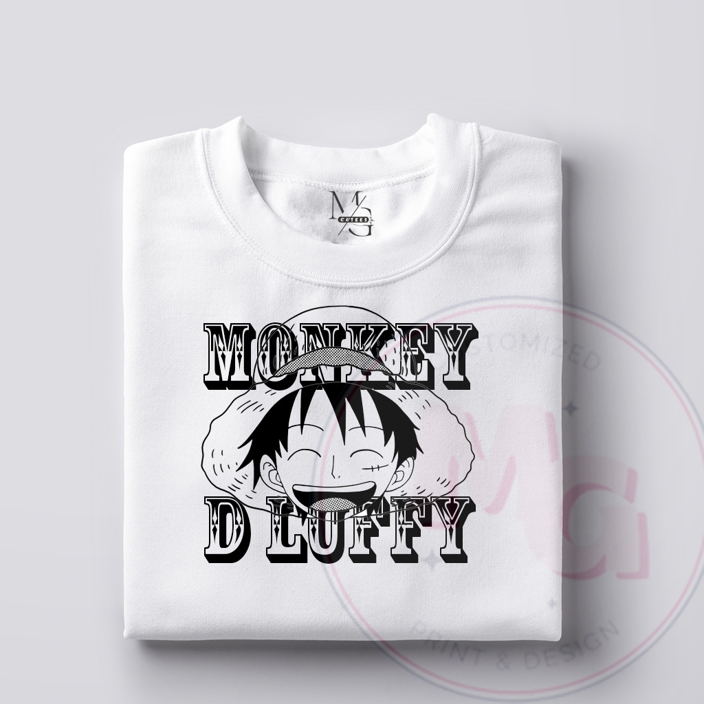 Inspired Onepiece minimalist Tees by MG | Shopee Philippines