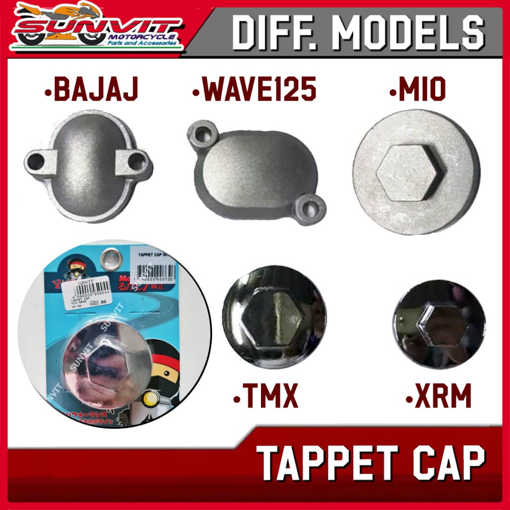 MOTORCYCLE TAPPET CAP BARAKO MIO TMX WAVE125 XRM YAMAHA | Shopee ...