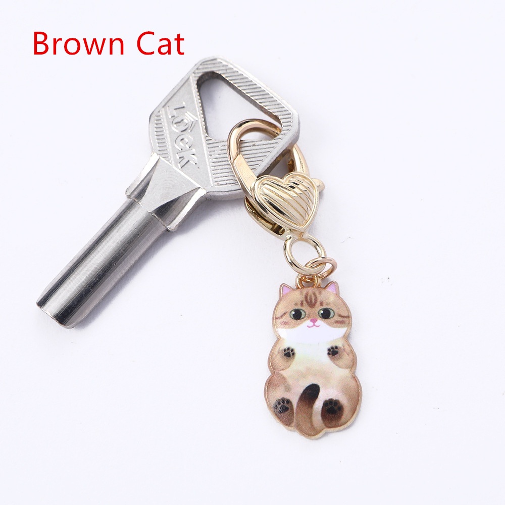 Cute Cat Keychain Keyring Fashion Keyrings For Women Handbag Pendant ...