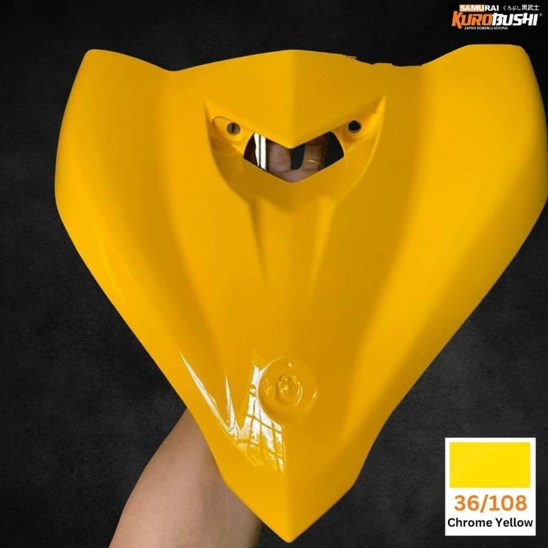 36/108 Chrome Yellow Samurai Spray Paint | Shopee Philippines