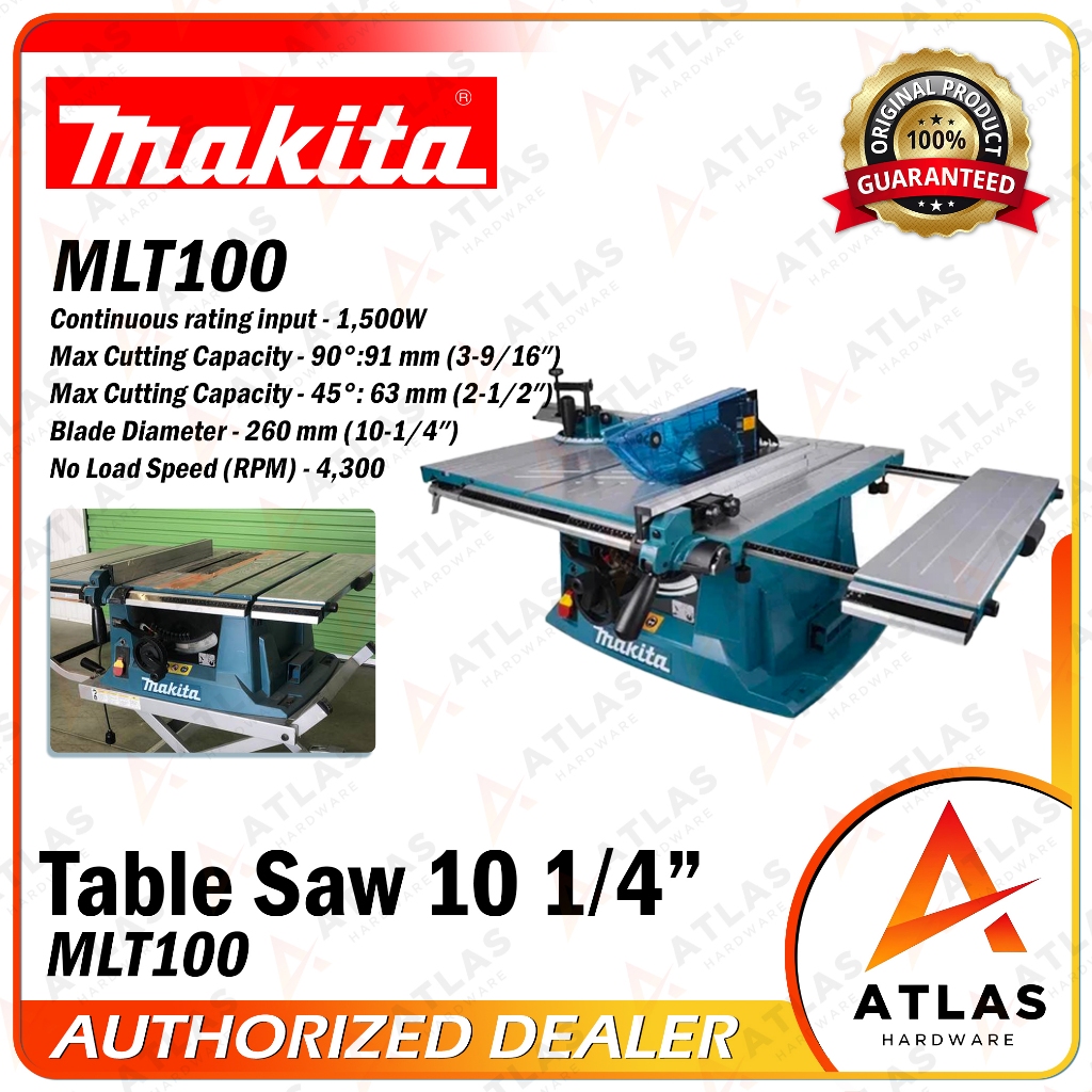 Makita Table Saw MLT100 ORIGINAL | Shopee Philippines