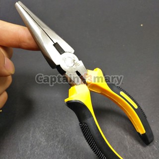 Household Standard Long Nose Plier Tiger Pliers Tool Set 6 Inche ...