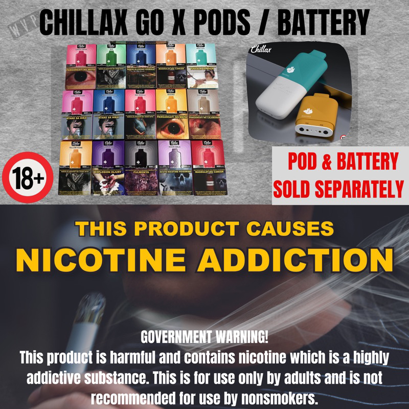 CHILLAX GO X Pods/Battery | Shopee Philippines