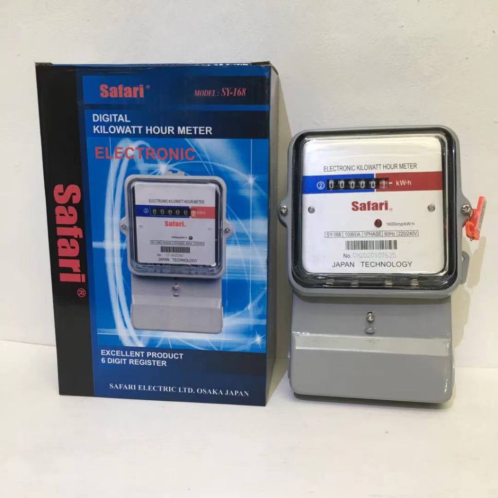 ELECTRIC METER SAFARI Electronic numbers | Shopee Philippines