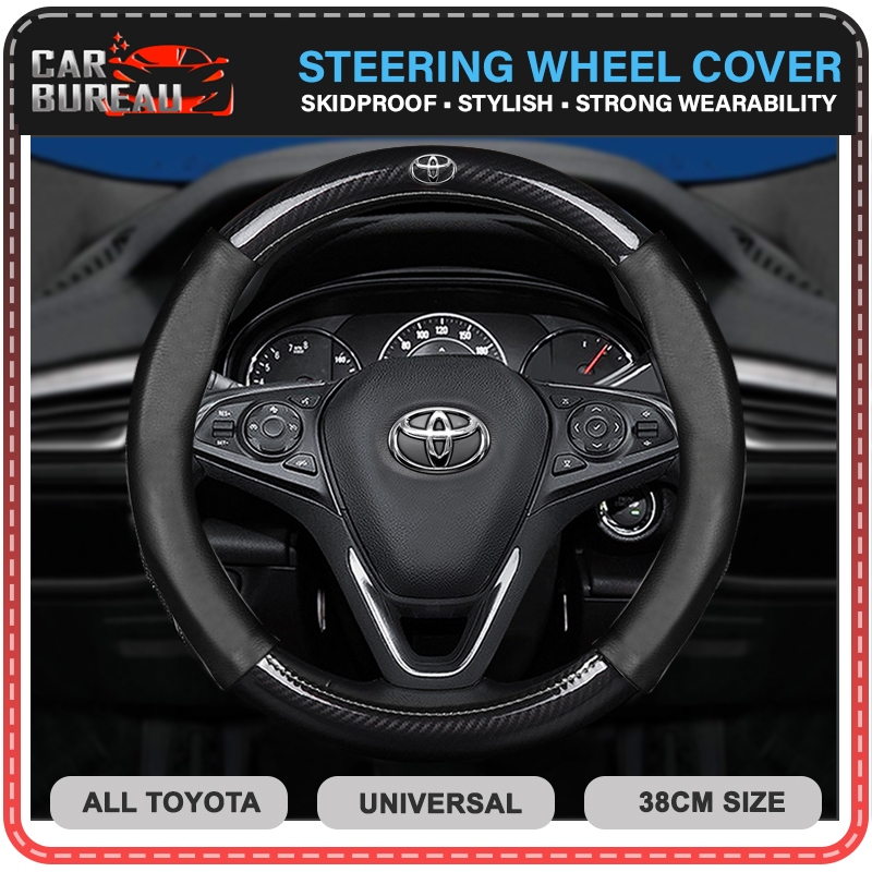 9 Models Car Steering Wheel Cover 38cm | Premium Steering Wheel PVC ...