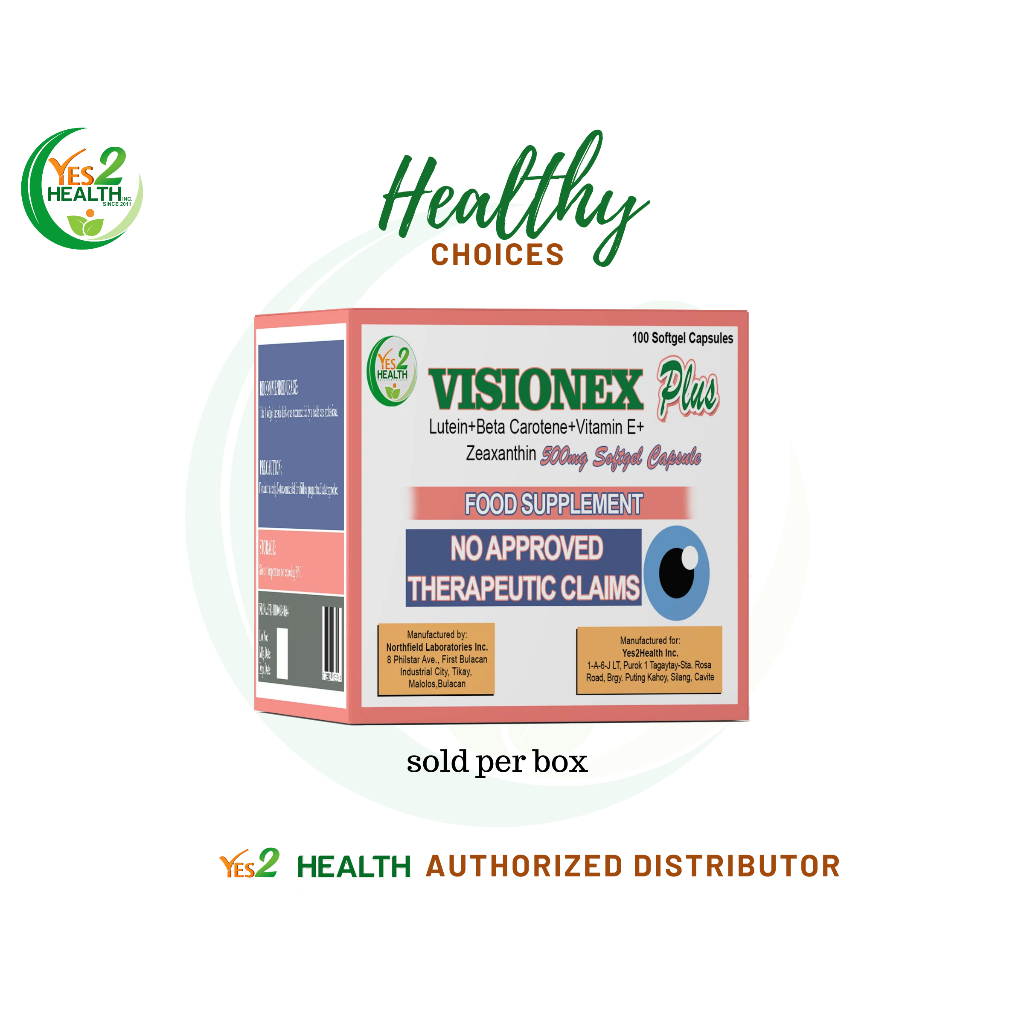 VISIONEX Plus Softgel Capsule (1 Box: 100 Capsules) | Shopee Philippines