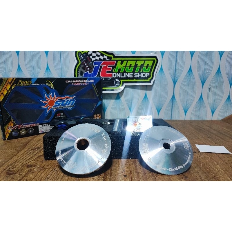 SUN RACING SPIRIT PULLEY SET NEW DESIGN FOR HONDA BEAT FI | Shopee ...