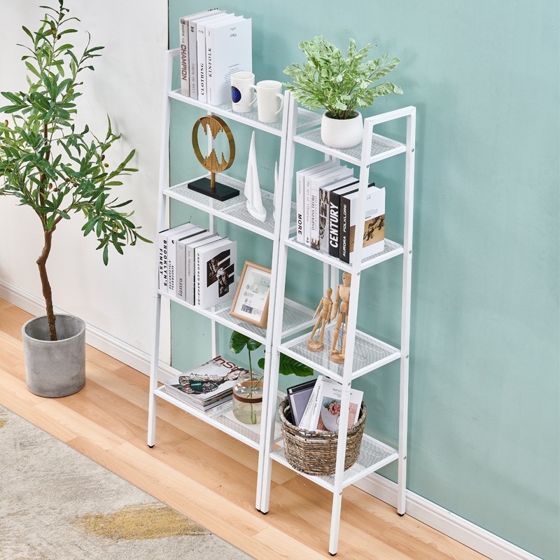 4 Tier Storage LERBERG Style Organizer Rack Nordic Minimalist Corner ...