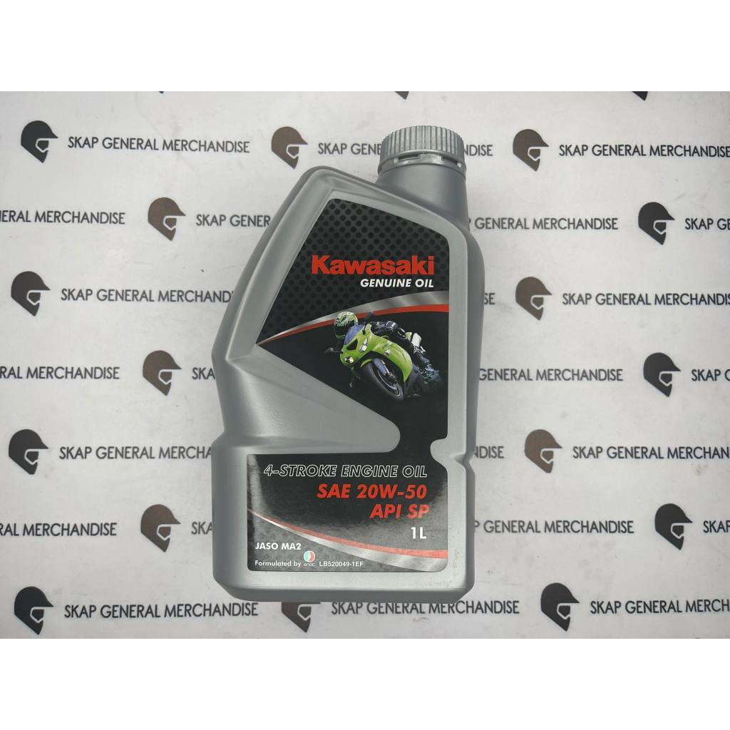 KAWASAKI - GENUINE ENGINE OIL, ENOC SAE 20W-50 API SP 1 LITER JASO MA2 ...