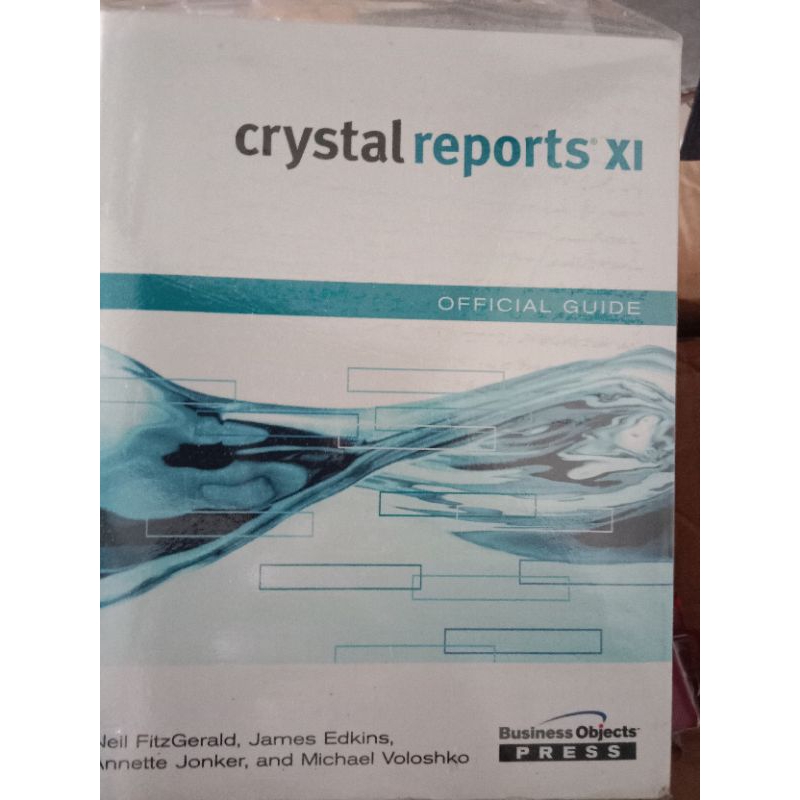 CYRSTAL REPORTS XI (OFFICIAL GUIDE) | Shopee Philippines