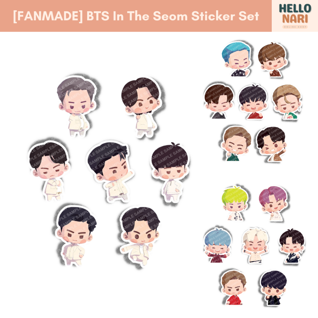 [FANMADE] BTS In The Seom Sticker Set | Shopee Philippines