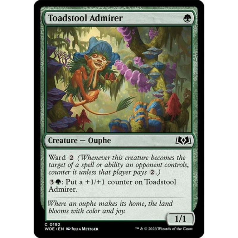 Toadstool Admirer - WOE - Common - MTG Cards (WotC) | Shopee Philippines