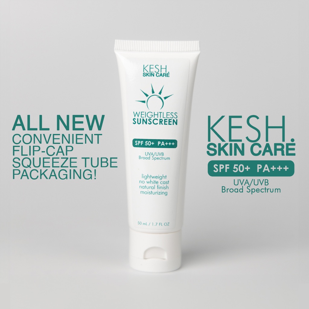 KESH Weightless Sunscreen SPF50+ PA+++ 50mL | Shopee Philippines
