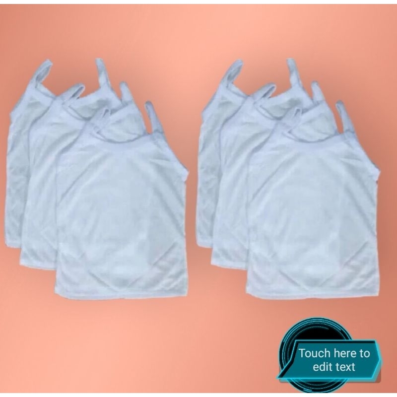 12 / 6 pieces Newborn baby girl Spaghetti Sando ( 0-9 Months ) | Shopee ...