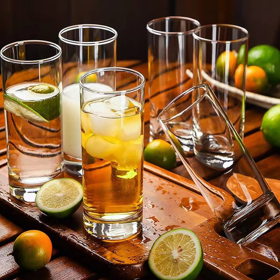 NIKKY Kitchenware Drinking ware 8200 Clear Glass Tumblers Water Juice ...