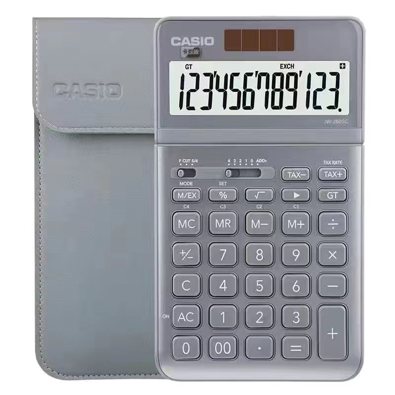 Original CASIO JW 200SC Calculator 12-Digit Junior High School Senior ...