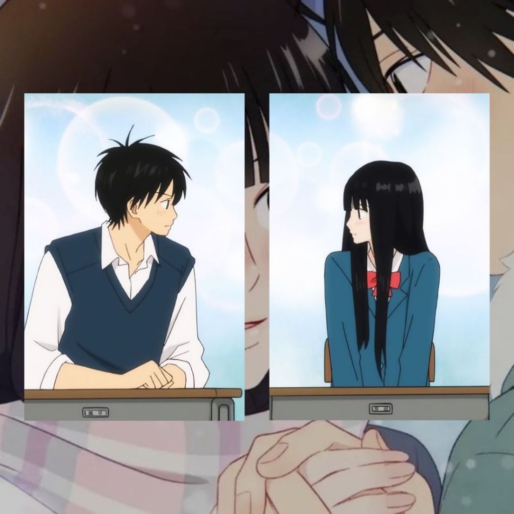Kimi ni Todoke Kazehaya and Sawako Matching Heart Anime Keychain ...