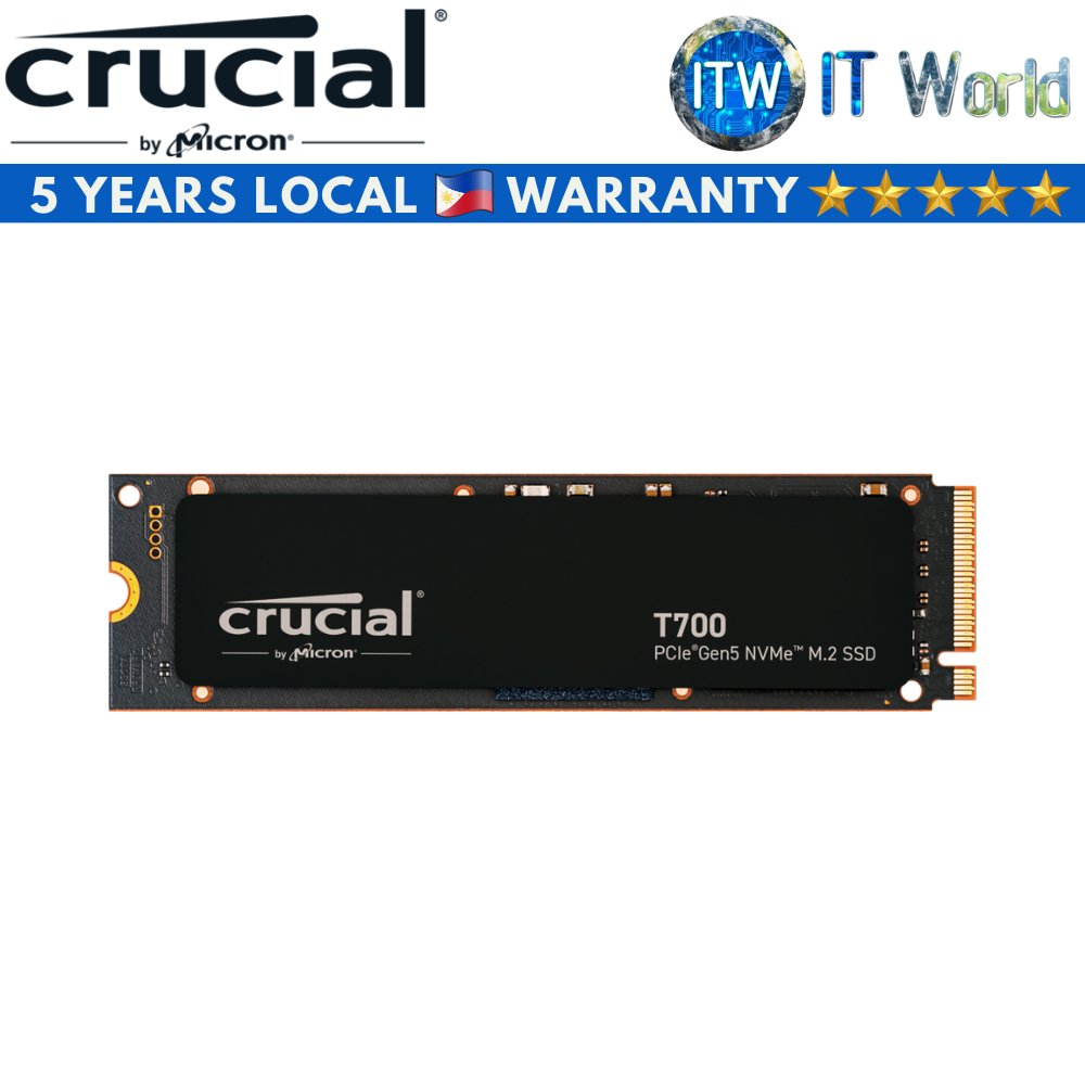 Itw | Crucial T700 Pro PCIe Gen 5.0 x4 NVMe M.2 2280 Internal SSD (1TB ... Itw | Crucial T700 Pro PCIe Gen 5.0 x4 NVMe M.2 2280 Internal SSD (1TB ...