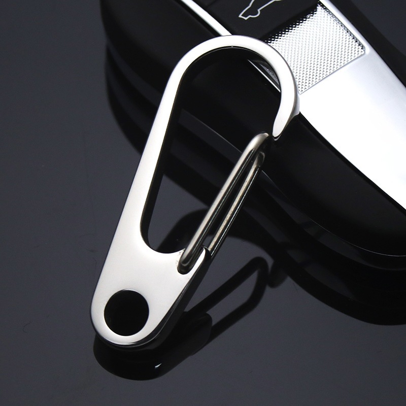 Mini spring buckle camping portable small tool quick hanging keychain ...