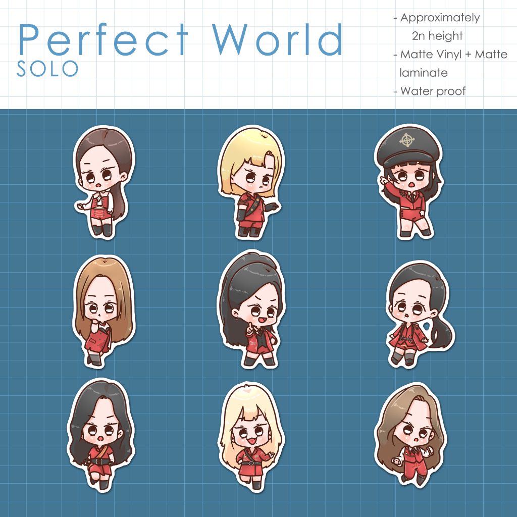 (SOLO) Perfect World sticker set | Shopee Philippines