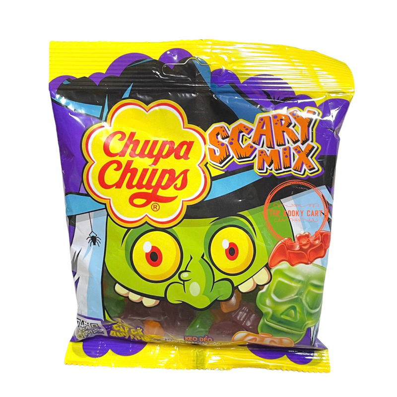 Chupa Chups Halloween Gummy Candy Scary Mix for Trick or Treat | Shopee ...