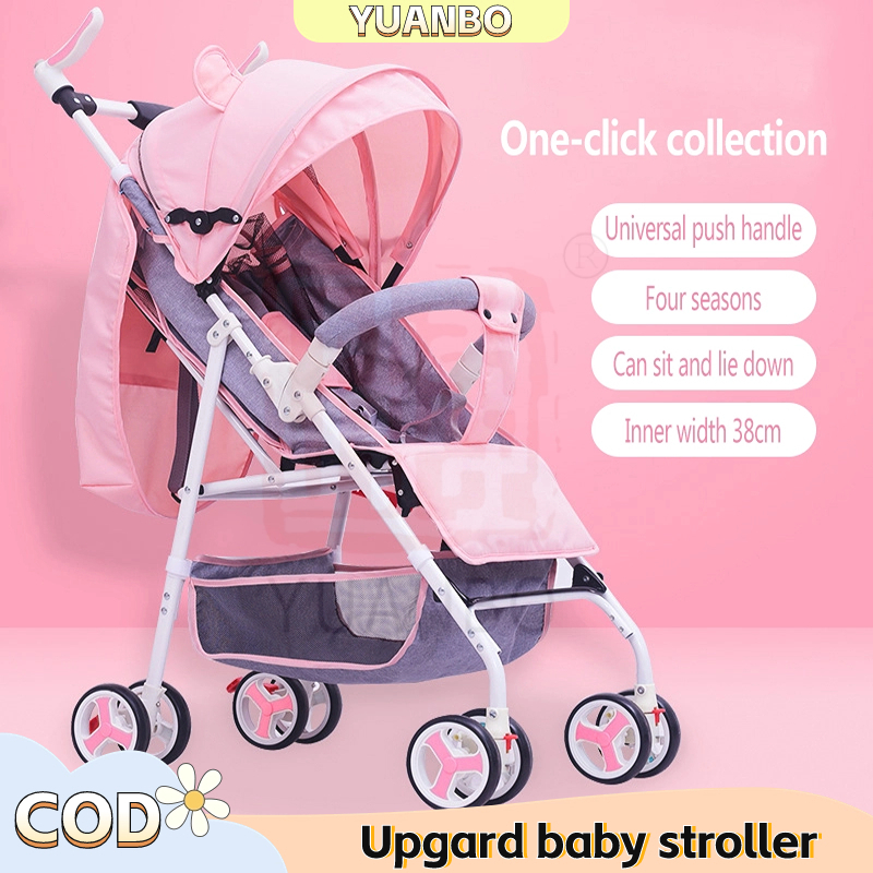 Yuanbo Foldable Baby Stroller | Shopee Philippines