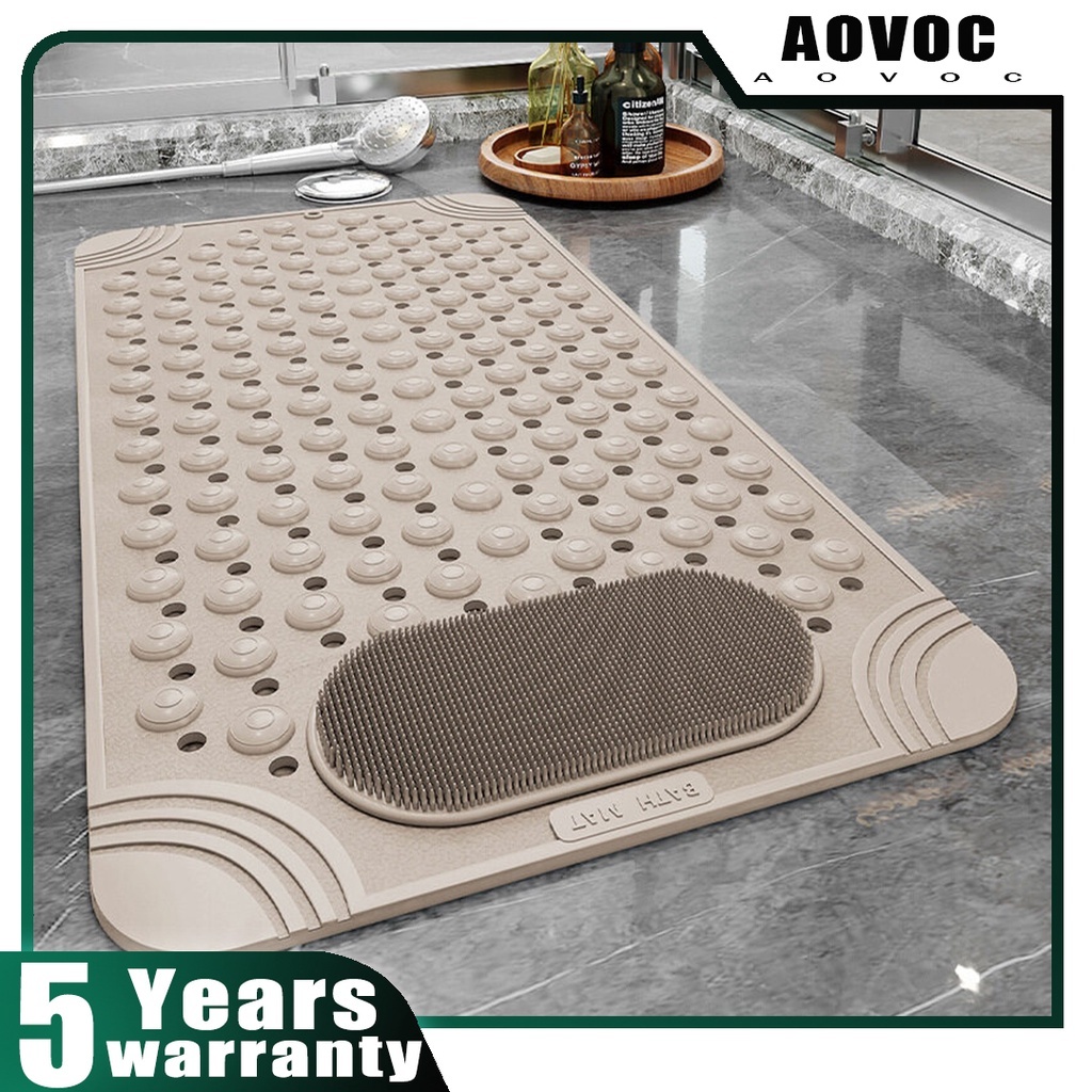 Bathroom Non-Slip Mat Anti-Fall Foot Mat Toilet Floor Mats Shower ...