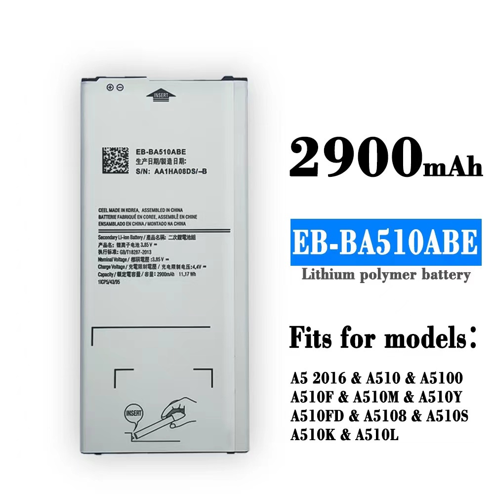 Mstar samsung Battery A5 2016 For A510/EB-BA510ABE Mobile Phone Battery ...