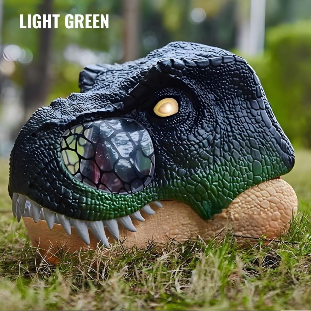 Dinosaur Helmet Dinosaur Mask Movable Chin Adjustable Headband with ...