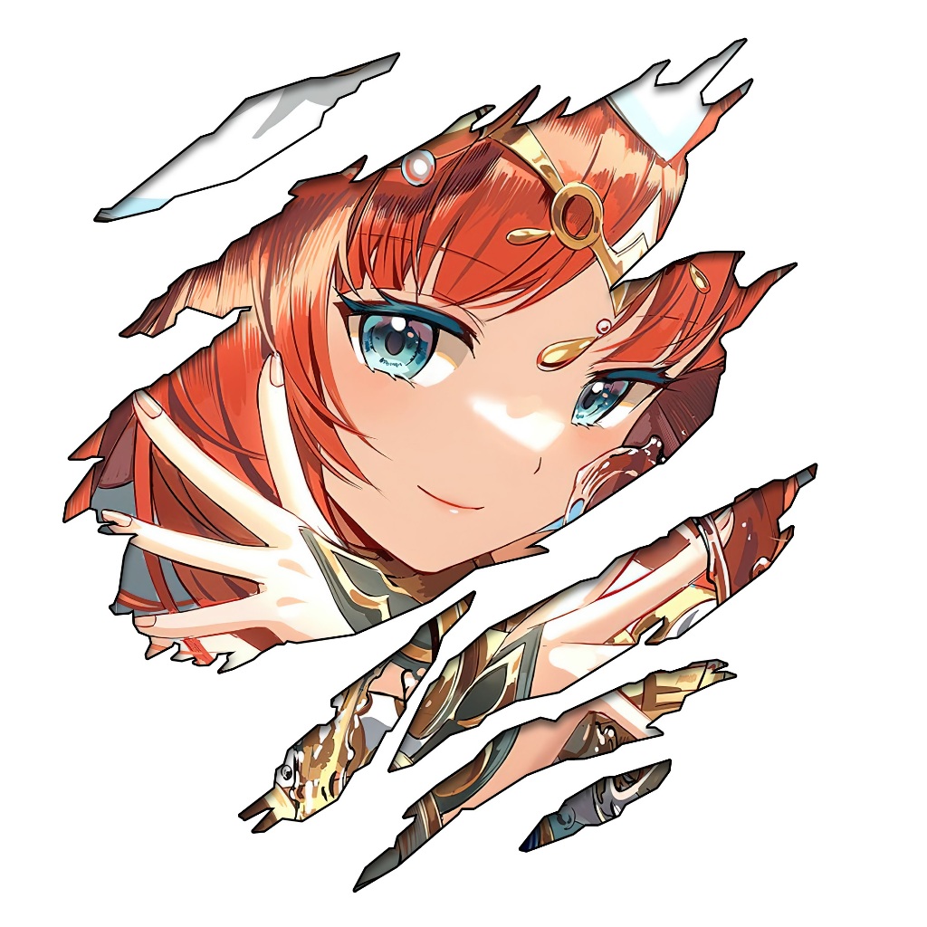 Genshin Impact Characters [ Scratch Sticker| Laminated Waterproof Vinyl ...