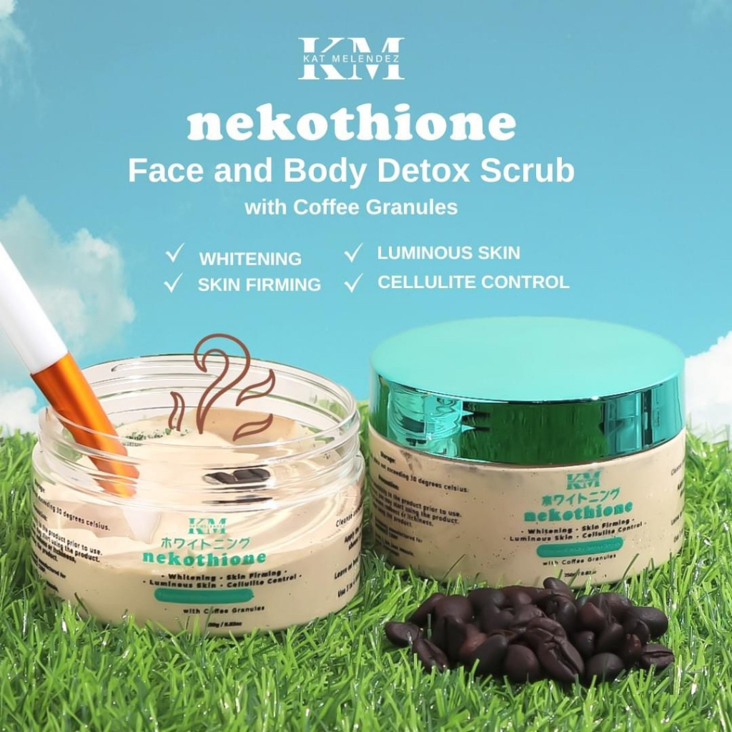 Nekothione Face and Body Detox Scrub 250g | Shopee Philippines