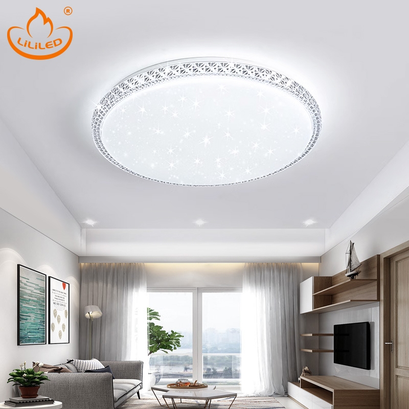 [COD]LiLi LED Shiny Crystal Ceiling lamp 220V 30W 40W Cool White light ...
