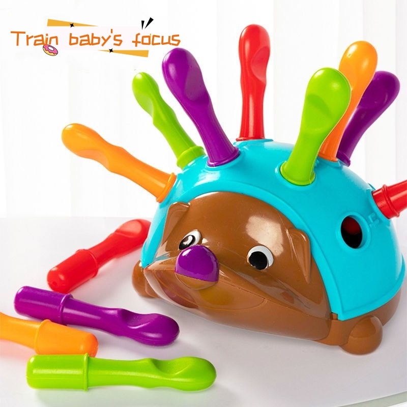 Early Education Enlightenment Hedgehog Baby Toy Children's Focus ...