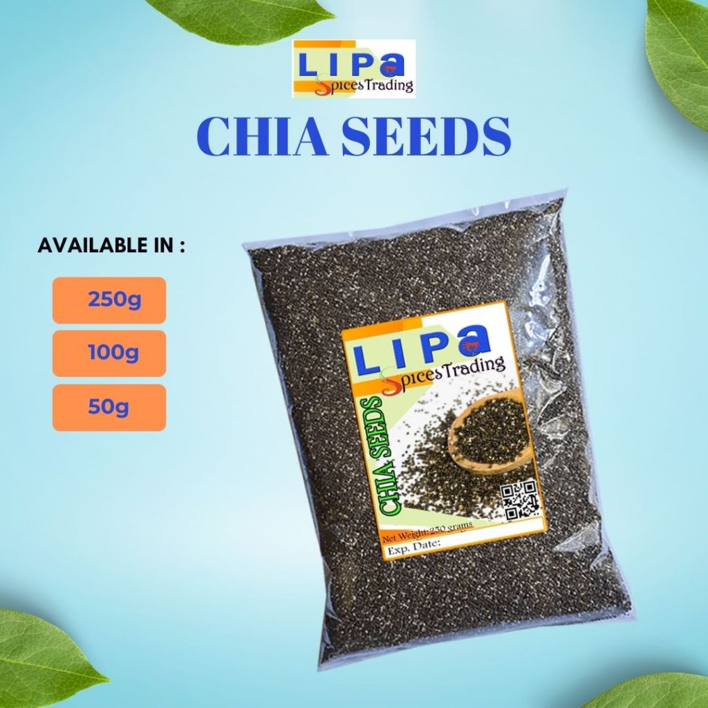 Lipa Spices Trading Chia Seeds 250 Grams | 100 Grams | 50 Grams ...