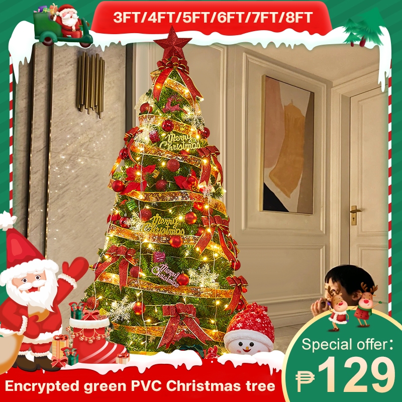 Christmas Tree 3FT/4FT/5FT/6FT/7FT/8FT christmas home decor New Year ...