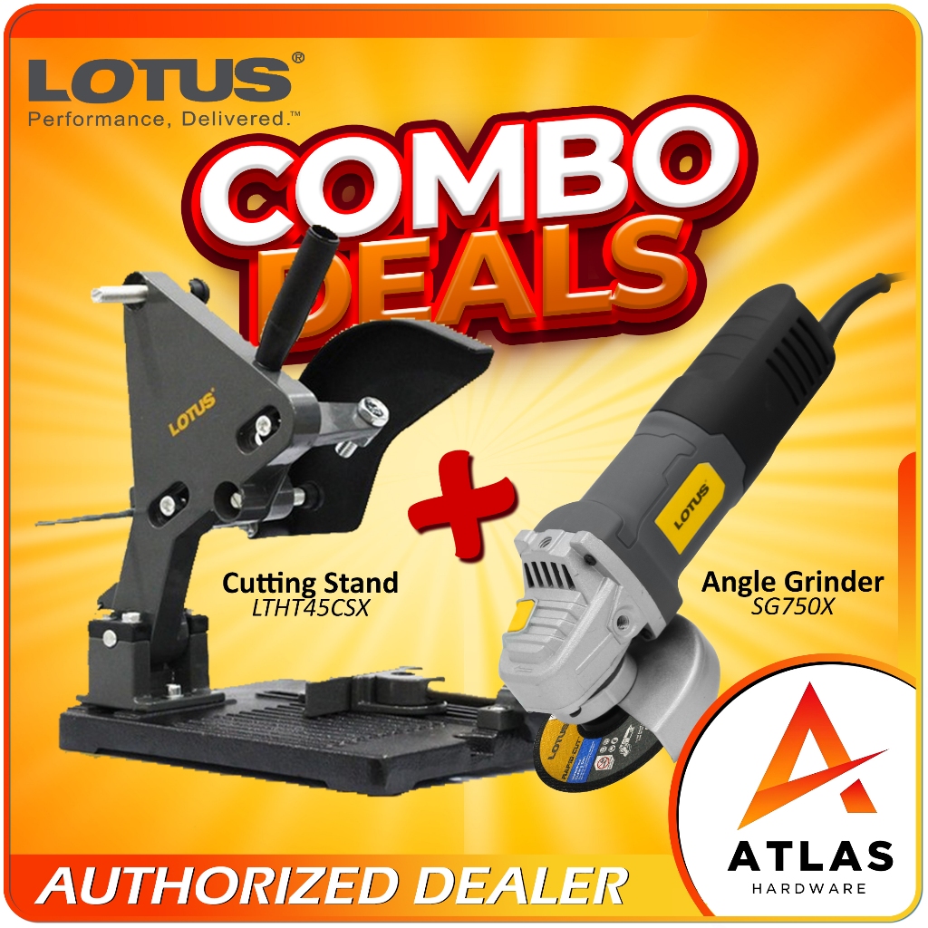 Lotus Cutting Stand LTHT45CSX + Lotus Angle Grinder SG750X COMBO ...
